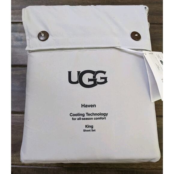 UGG | Bedding | Ugg Haven King Sheet Set Cooling Tech Oeko Tex New ...